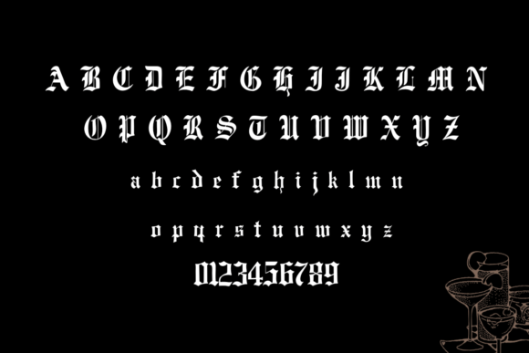 Cocktail Blackletter Font - Free Font