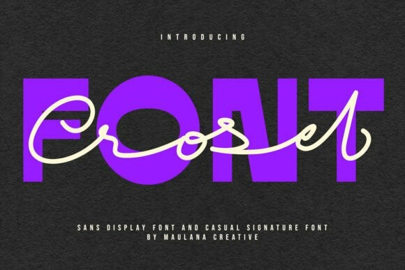 Crosel Font Duo - Free Font