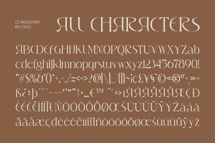 CS Roastery Font - Free Font