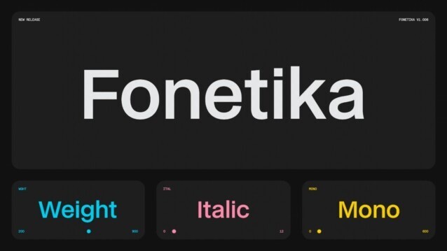 Fonetika Font Family - Free Font