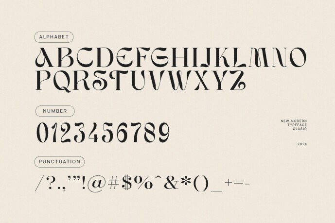 Glasio Typeface - Free Font