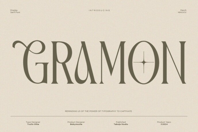 Gramon Font - Free Font