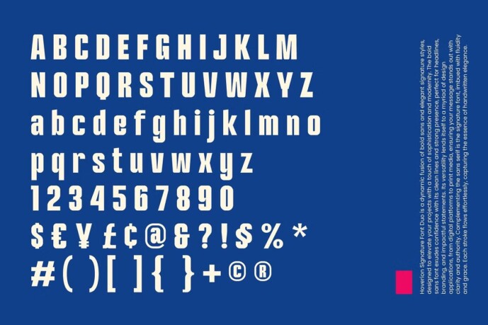 Hoverion Font - Free Font