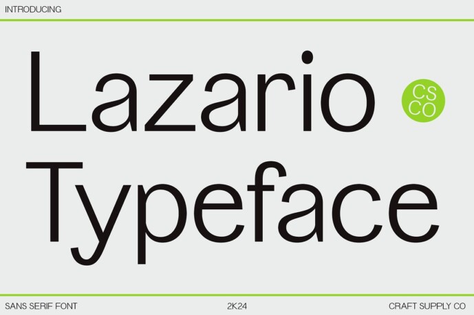 Lazario Font - Free Font