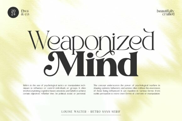 Louis Walter Font - Free Font