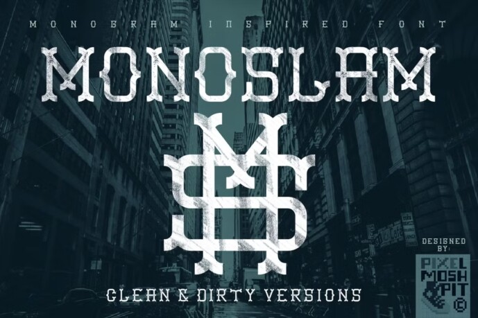 Monoslam Font - Free Font