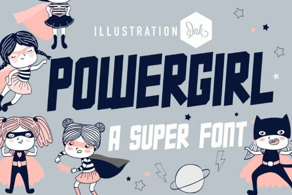 Powergirl Font - Free Font
