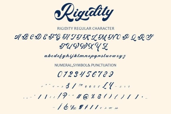 Rigidity Script Font - Free Font