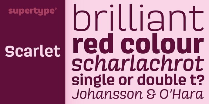 Scarlet Sans Font - Free Font