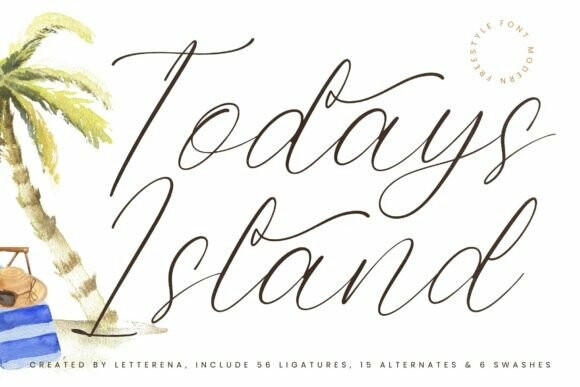 Todays Island Font - Free Font