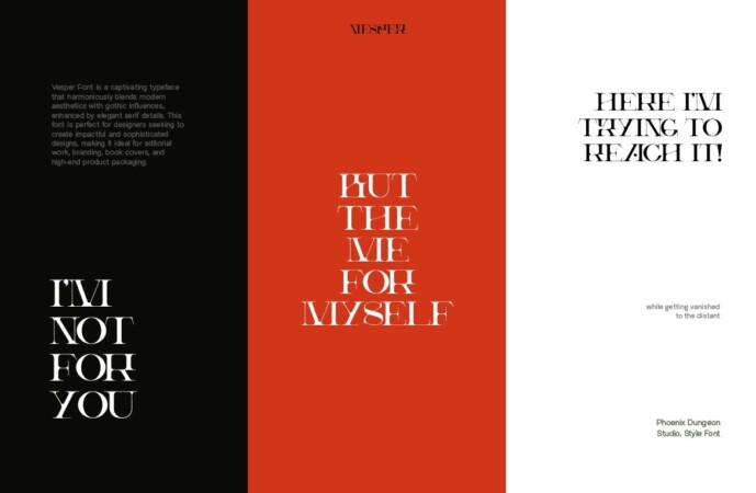 Vesper Font - Free Font