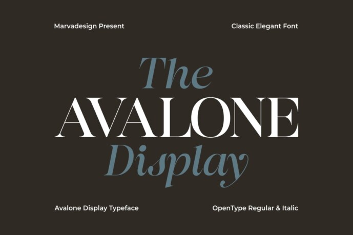 Avalone Font - Free Font
