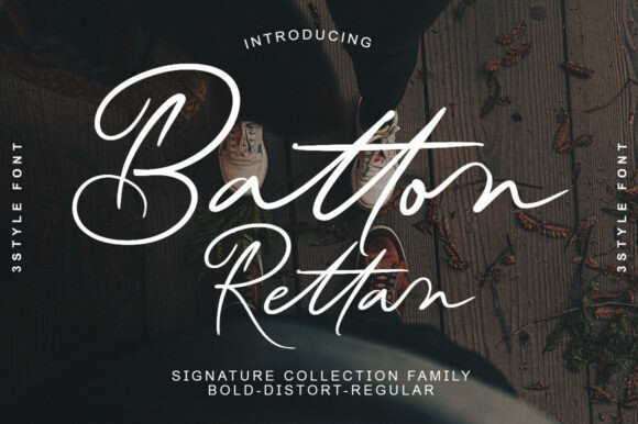 Batton Rettan Font - Free Font