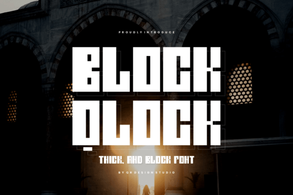 Block Qlock Font - Free Font
