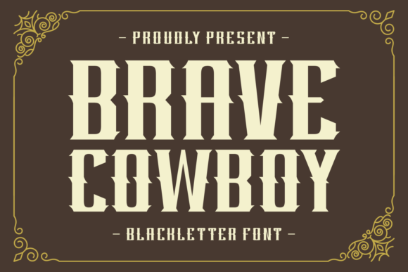 Brave Cowboy Font - Free Font
