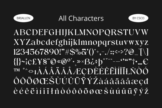 Briallen Font - Free Font
