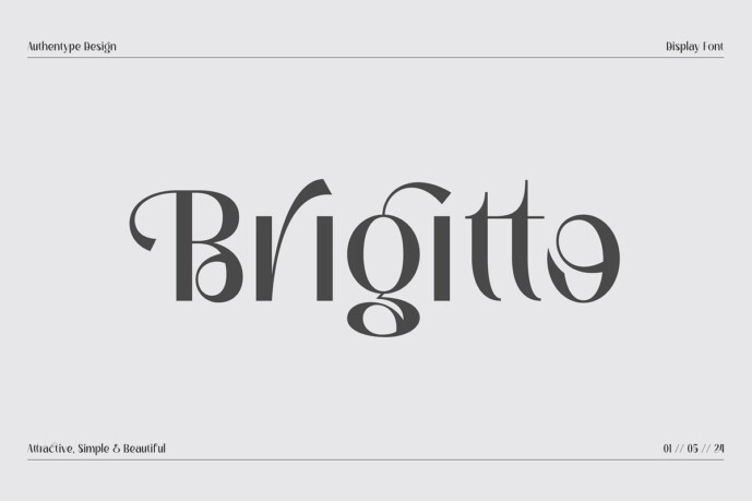 Brigitto Font - Free Font