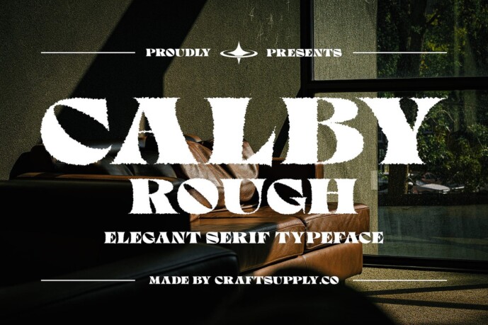 Calby Rough Font - Free Font