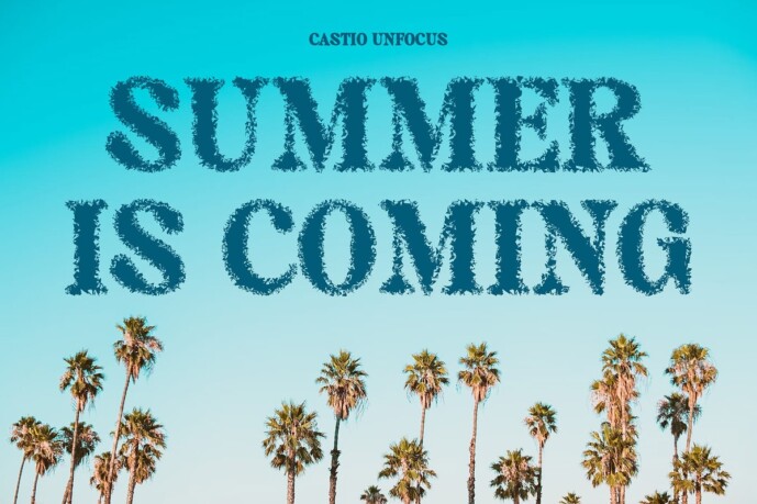 Castio Unfocus Font - Free Font