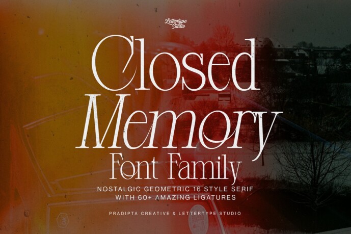 Closed Memory Font - Free Font