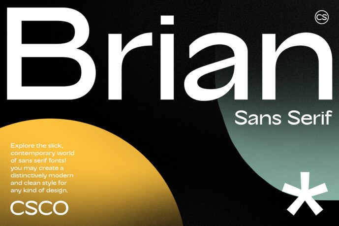 CS Brian Font - Free Font