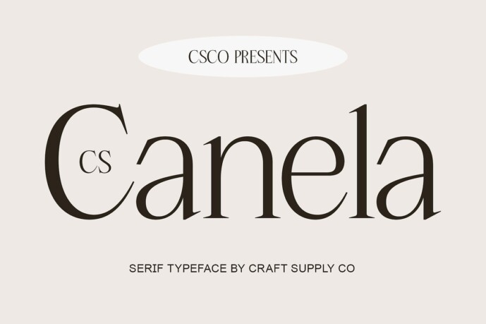 CS Canela Font - Free Font