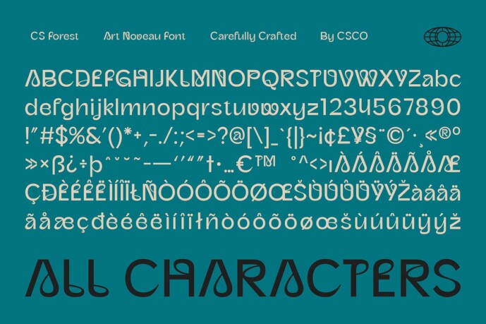 CS Forest Font - Free Font
