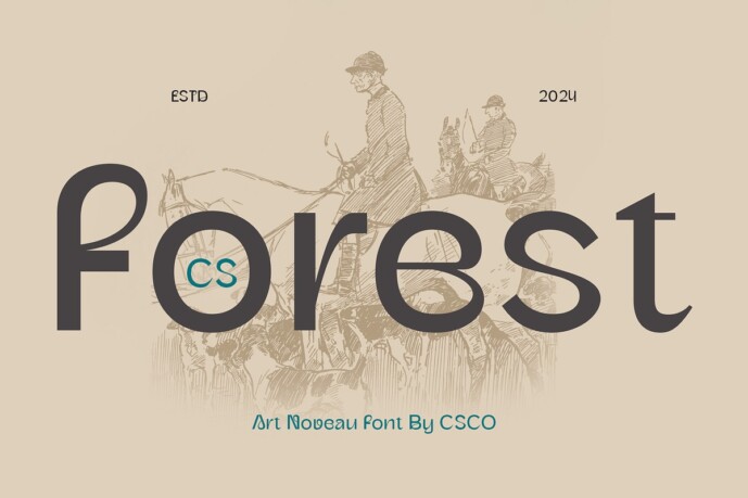 CS Forest Font - Free Font