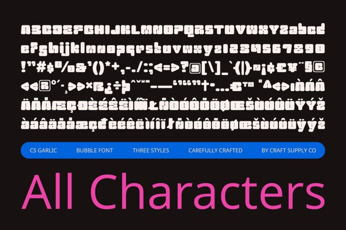 CS Garlic Font - Free Font