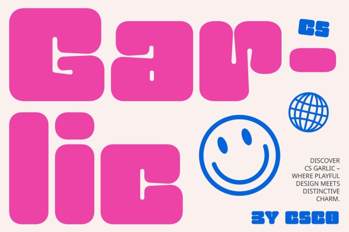 CS Garlic Font - Free Font