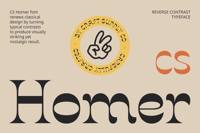 CS Homer Font - Free Font