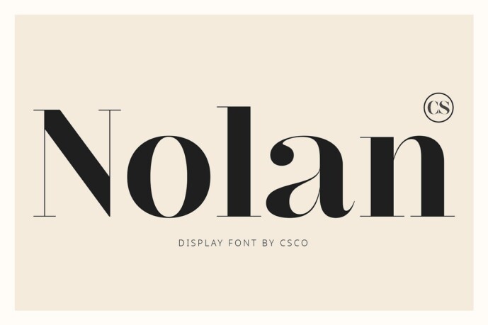 CS Nolan Font - Free Font