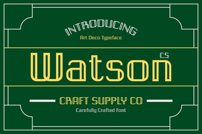 CS Watson Font - Free Font