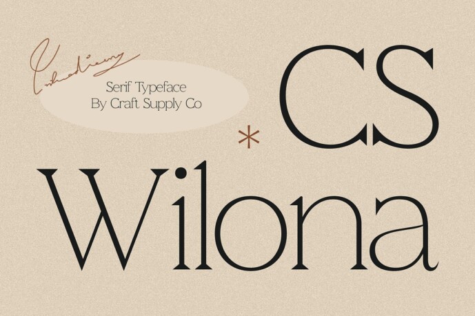 CS Wilona Font - Free Font