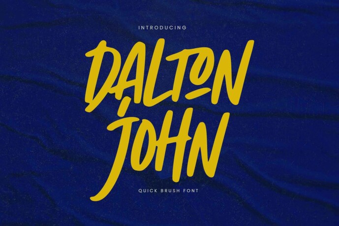 Dalton John Font - Free Font