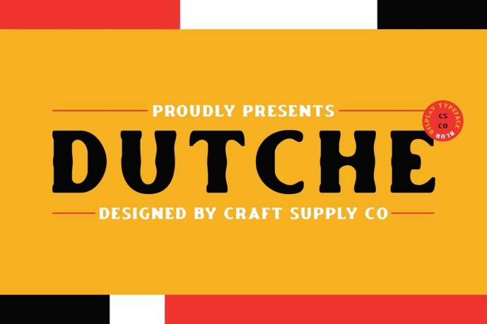 Dutche Blur Font - Free Font