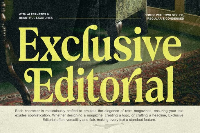 Exclusive Editorial Font - Free Font