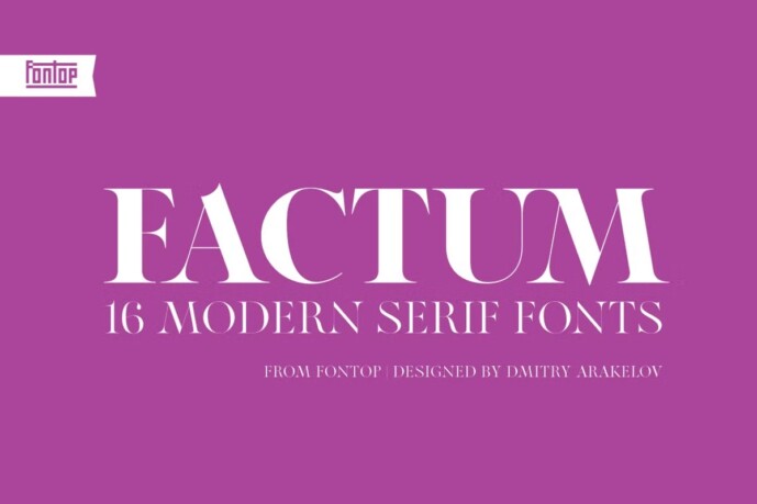 Factum Font Family - Free Font