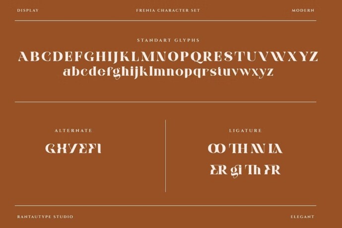 Frenia Font - Free Font