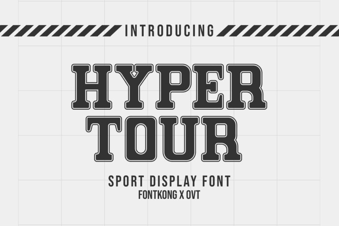 Hyper Tour Font - Free Font