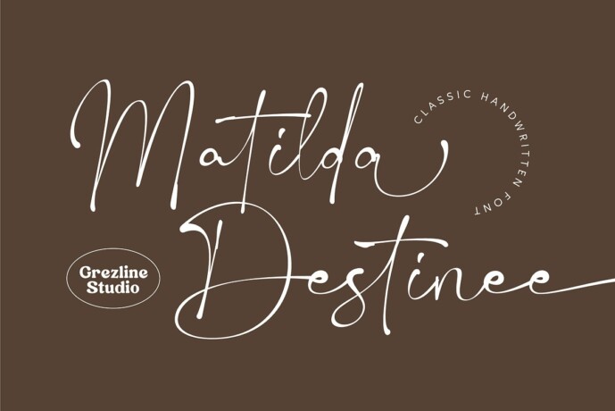 Matilda Destinee Font - Free Font