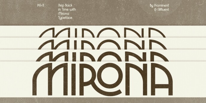 Mirona Font - Free Font