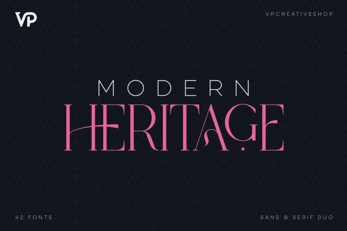 Modern Heritage Font Family - Free Font