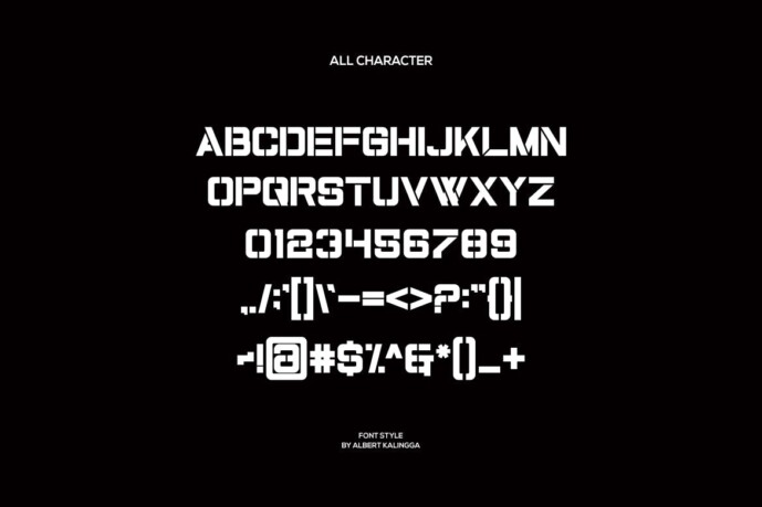 Station Army Font - Free Font