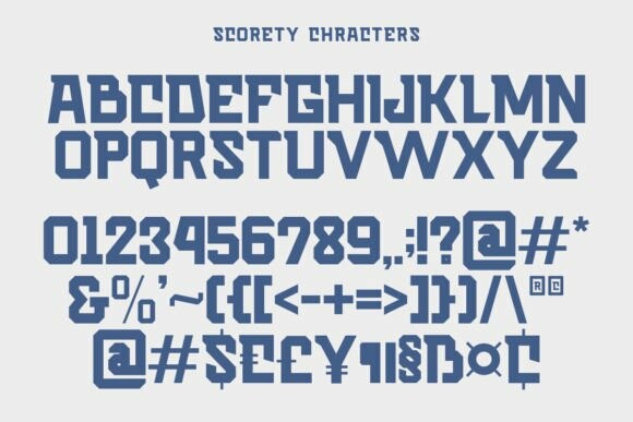 Scorety Font - Free Font