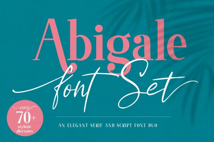 Abigale Font Duo - Free Font