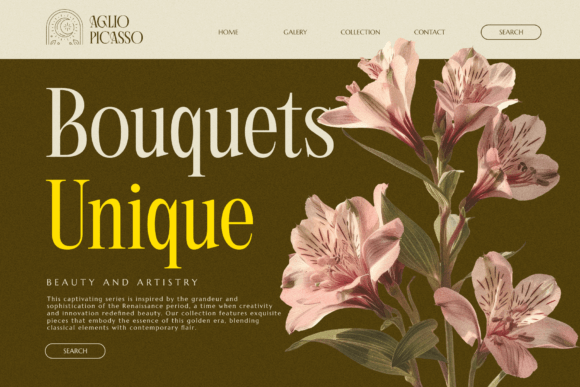 Aglio Picasso Font - Free Font