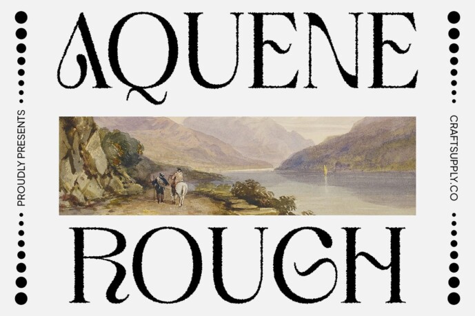 Aquene Rough Font - Free Font