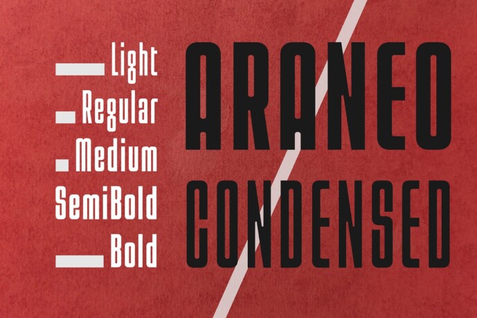 Araneo Condensed Font - Free Font