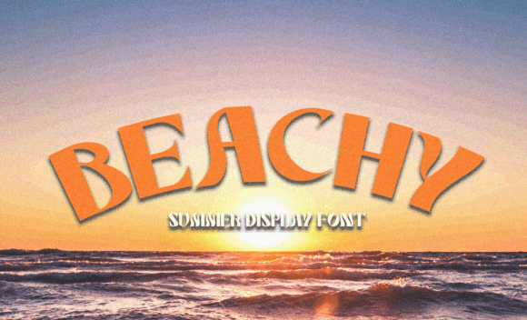 Beachy Display Font - Free Font